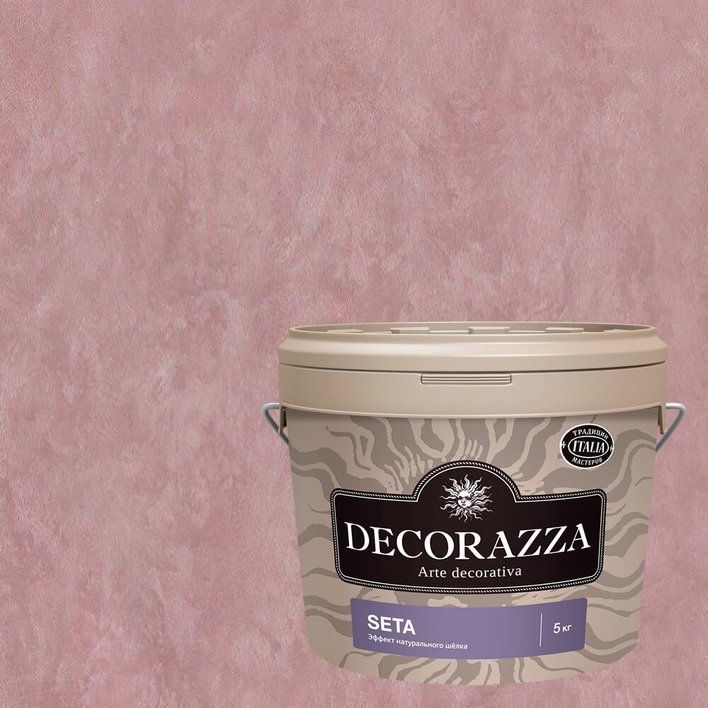 Декоративная штукатурка с эффектом натурального шелка Decorazza Seta (5кг) ST 11-96