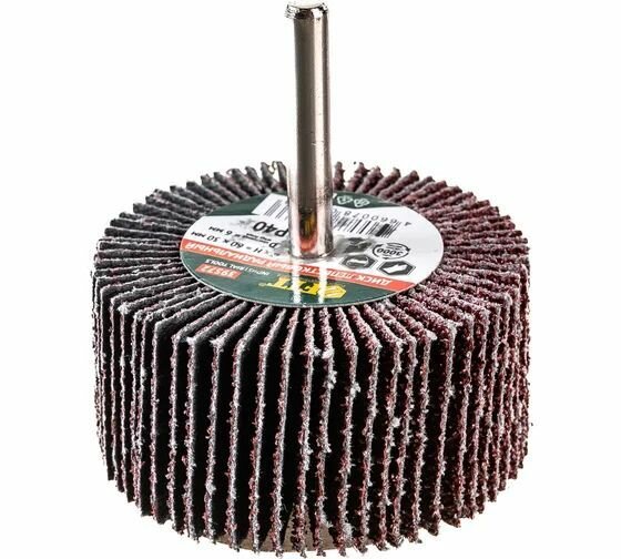 FIT IT Диск лепестковый для дрели радиальный , 60x30x6 мм, Р40 39572