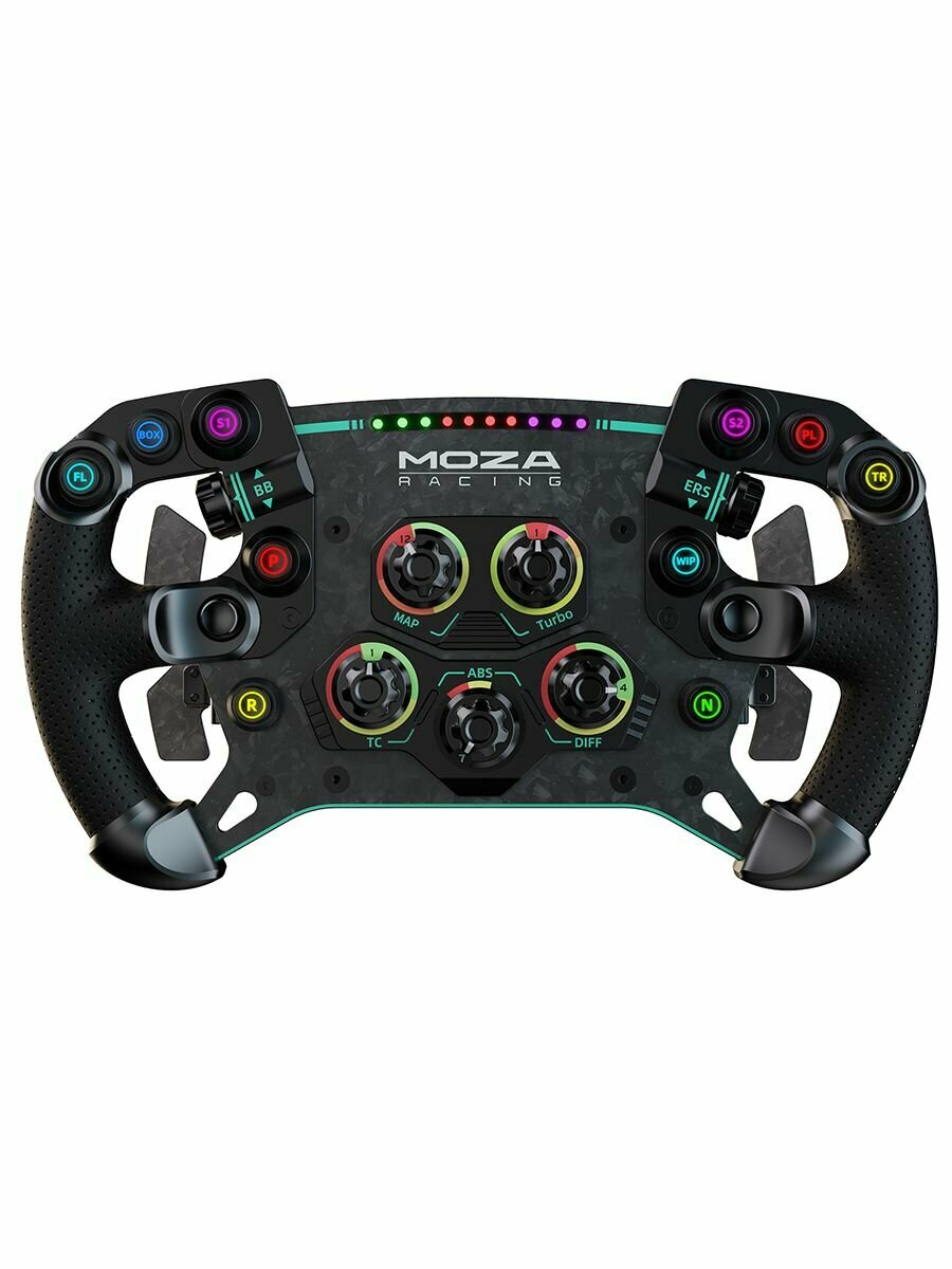 Съемное рулевое колесо MOZA GS V2P Steering Wheel (Leather) RS056