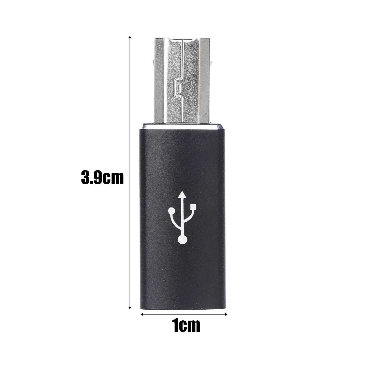 Женский USB C-папа USB B-адаптер типа C в MIDI-конвертер для принтеров Электрические 1pcs Black