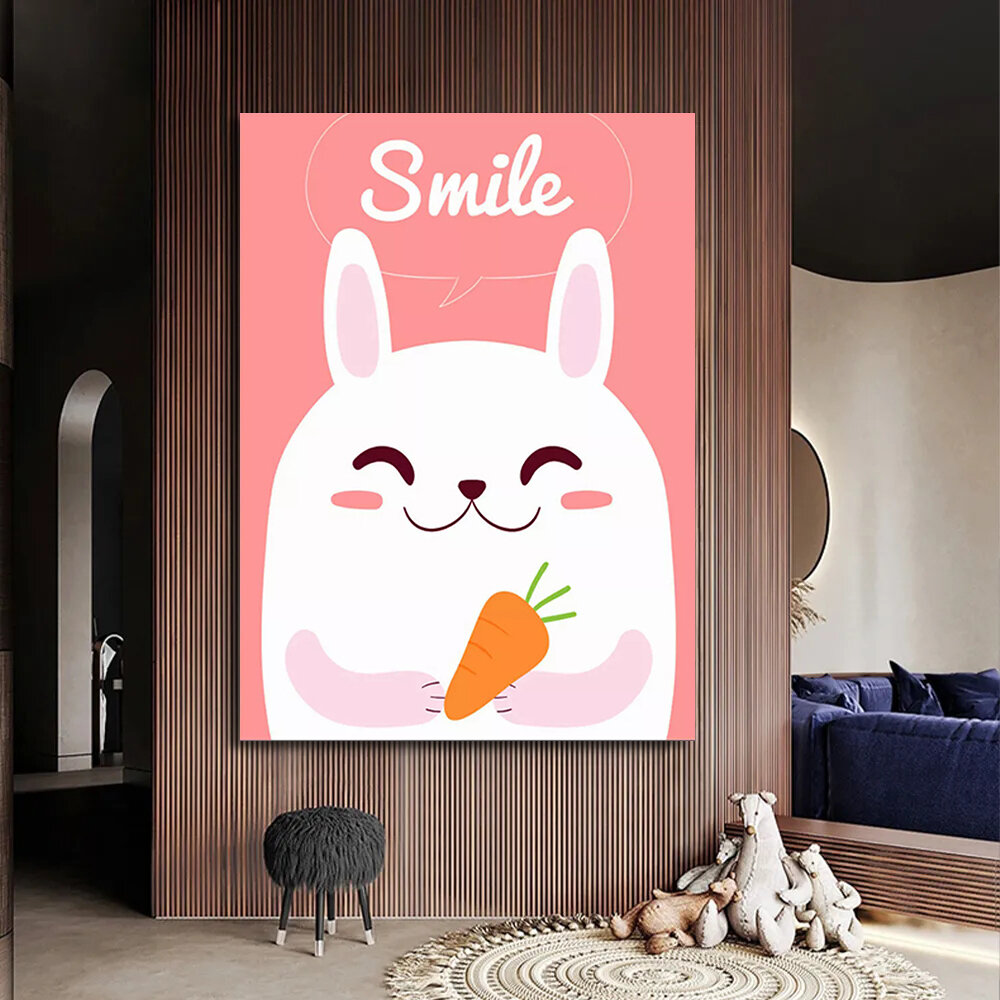 В детскую / звери, картина / постер, 50х70 см.