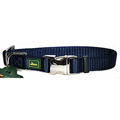 Hunter ошейник для собак ALU-Strong L (45-65 см) нейлон с металлической застежкой черный