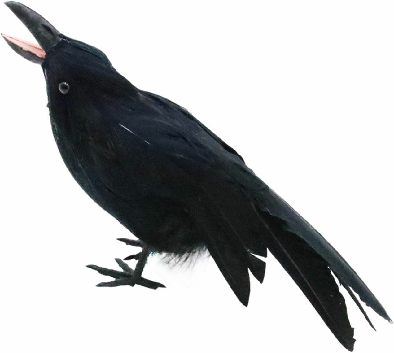 Статуя вороны для украшения сада