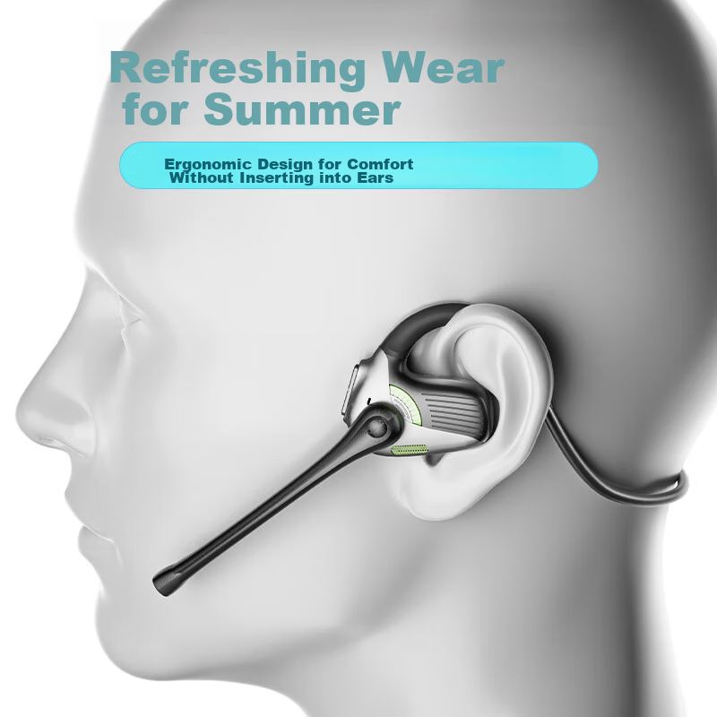 Беспроводные наушники Qilian Jijing , цвет серый