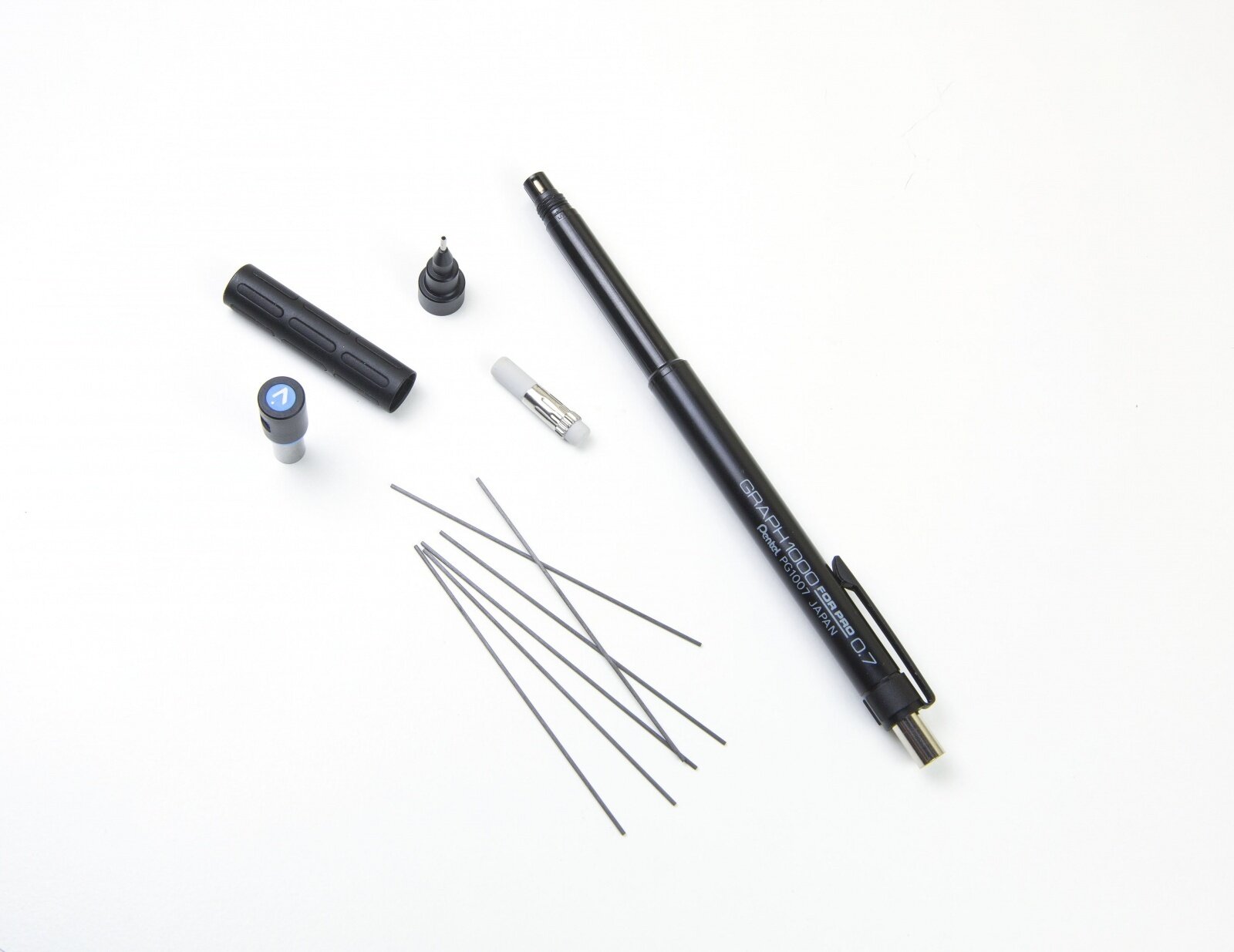 Карандаш механический Pentel Graph1000 forpro, профессиональный, 0,7 мм, черный