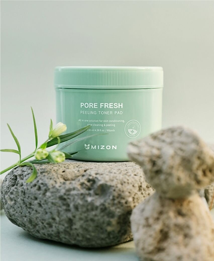 Очищающие (пэды) тонер-диски для лица PORE FRESH TONER PAD, 130 мл MIZON