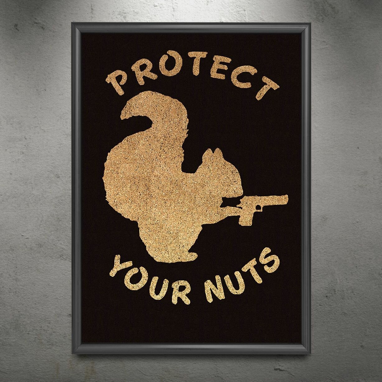 Постеры для интерьера. Постер с надписью. Nuts