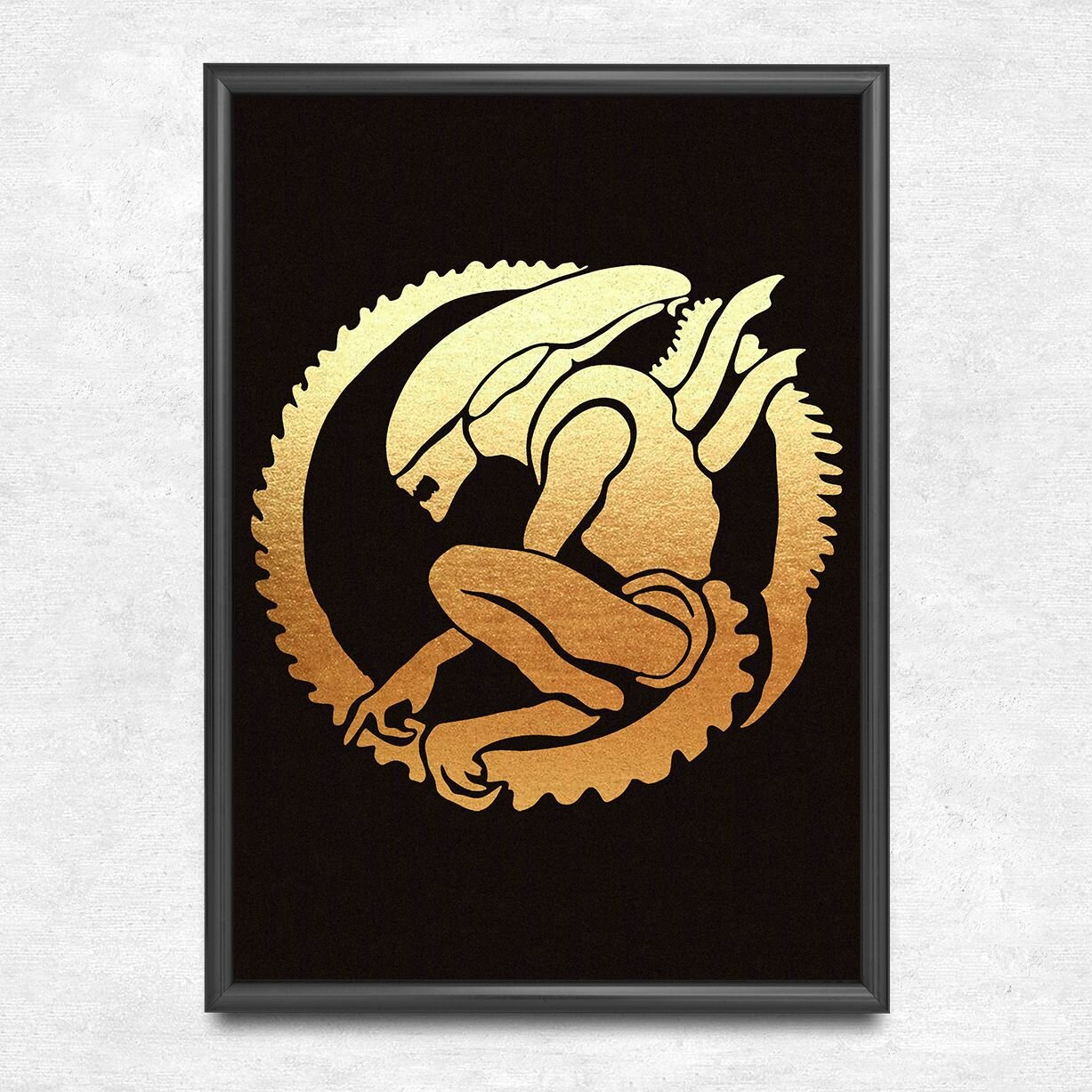 Постер Чужой / Плакат Alien, Джеймс Кэмерон. Декор для квартиры, дома, офиса, комнаты