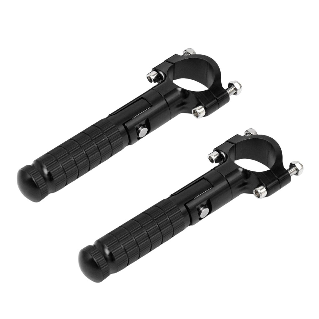 Специальные инструменты для мотоциклов, Регулируемые подножки для мотоциклов и электросамокатов - черные, 1 пара