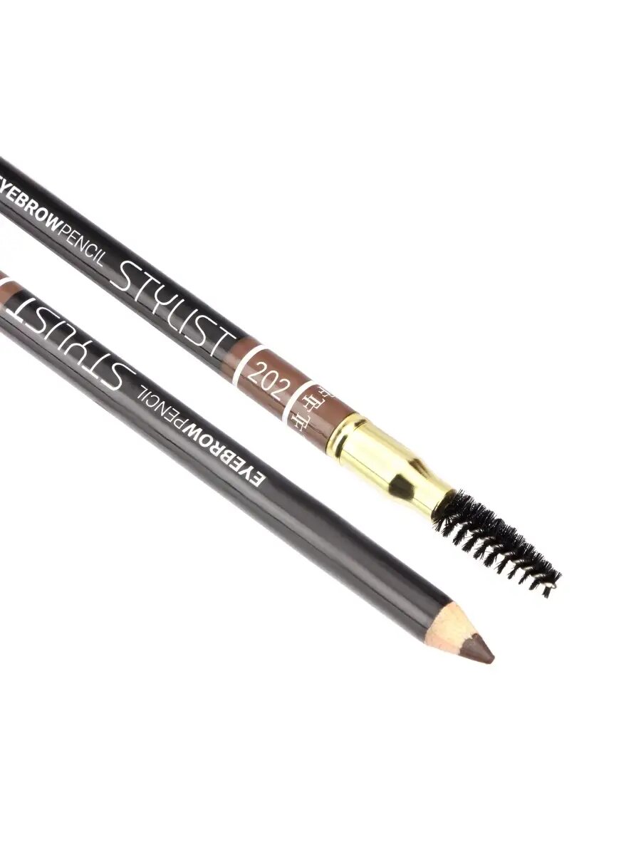 Для бровей с щеточкой Eyebrow Pencil Stylist 202 русый