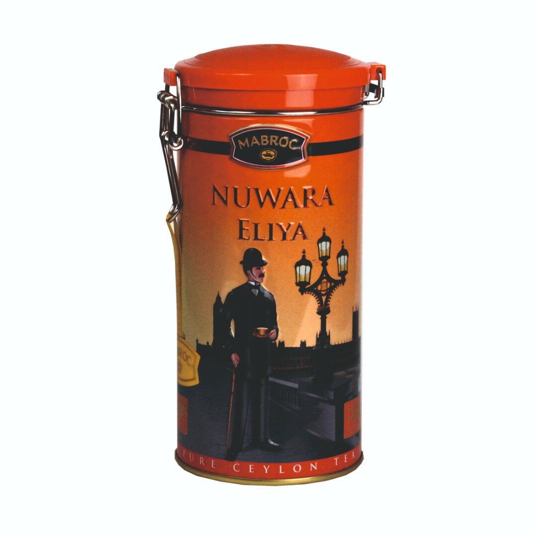Чай чёрный ТМ "Маброк" - Нувара Элия, банка с клипсой, 200 гр.