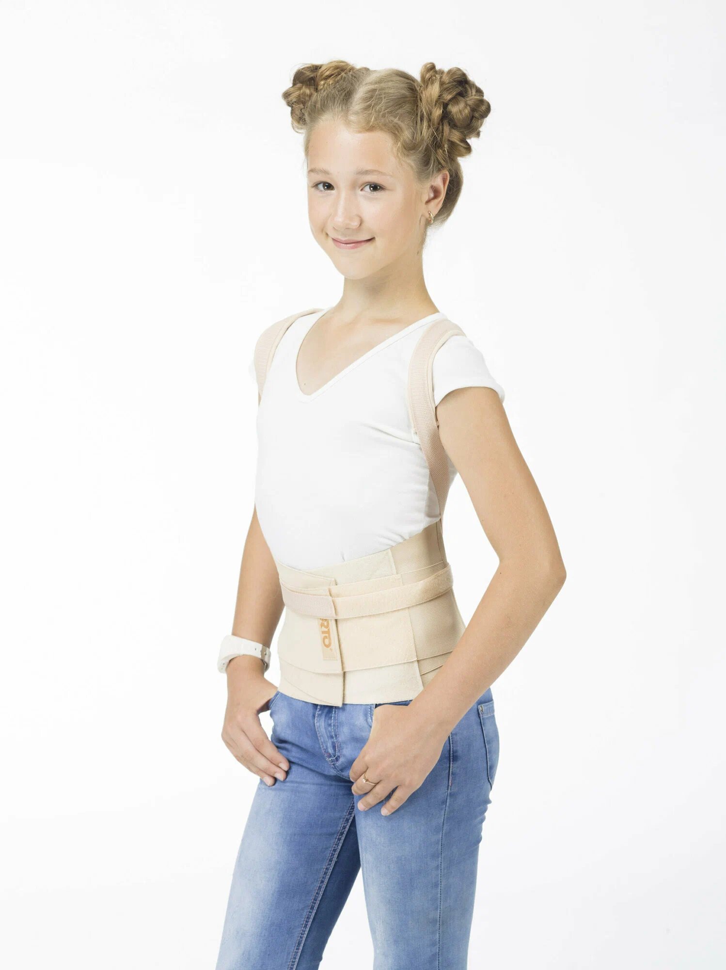 Корсет ORTO KГК-110, детский, грудо-пояснично-крестцовый, бежевый, размер S