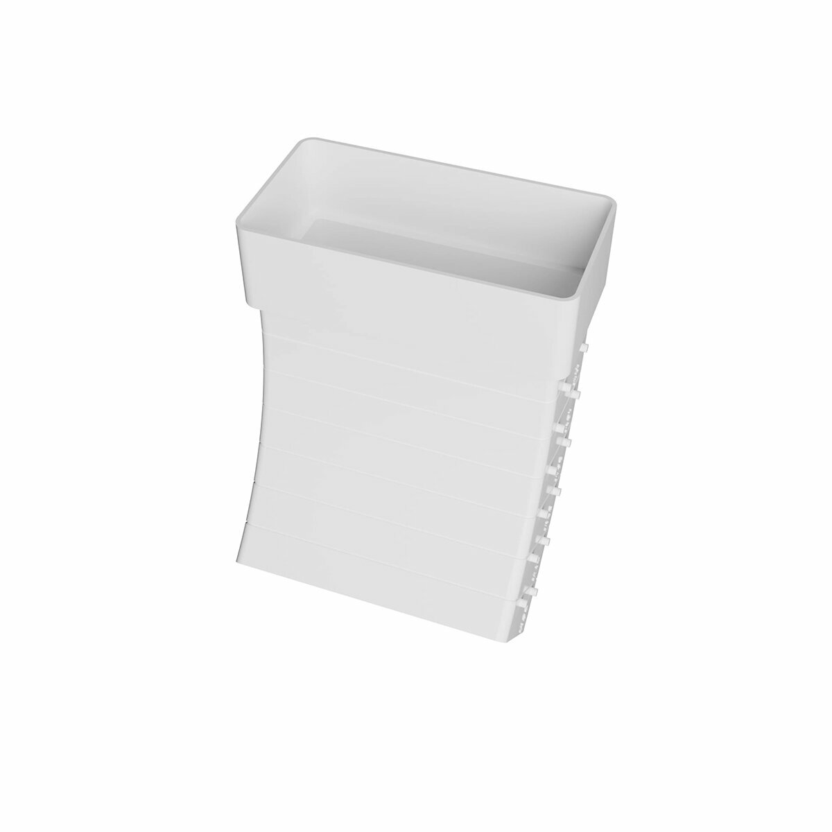 Колено вертикальное Era 511KRPV, пластик, разноугловое, 55 x 110 мм