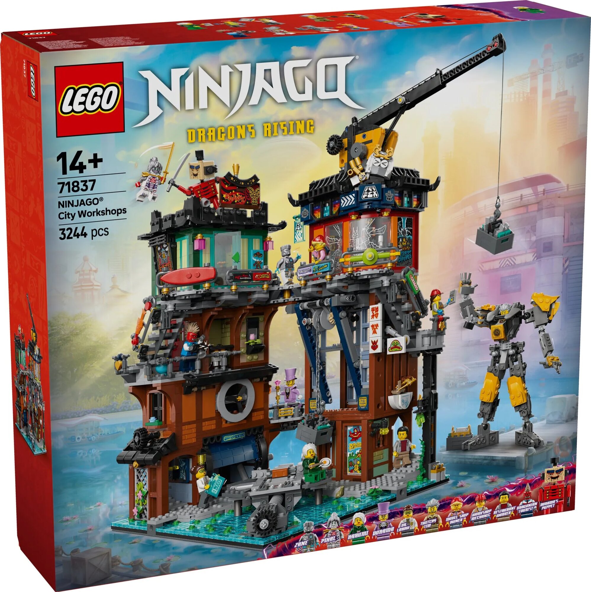 Конструктор LEGO Ninjago 71837 Городские мастерские Ниндзяго