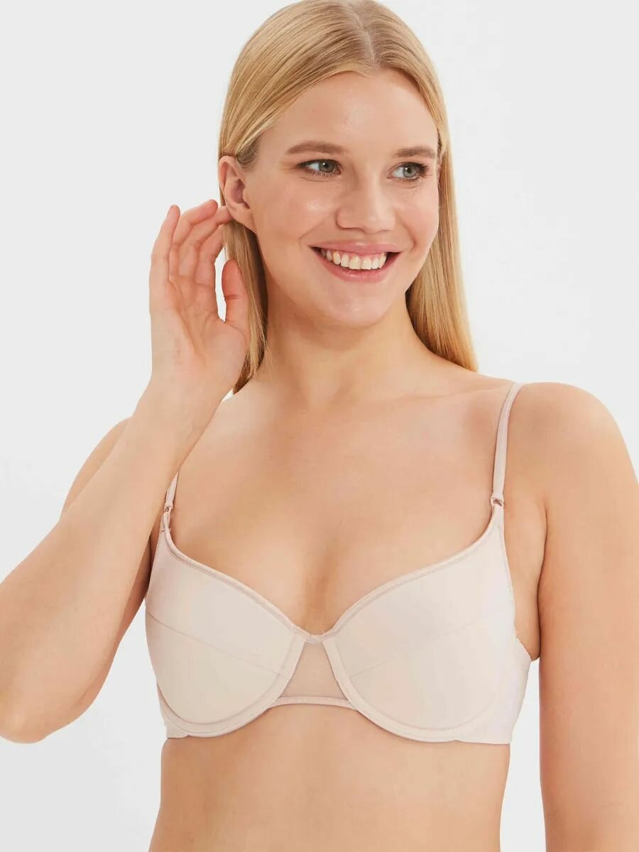 4115 бюстгальтер - Серебристый пион, 80 A