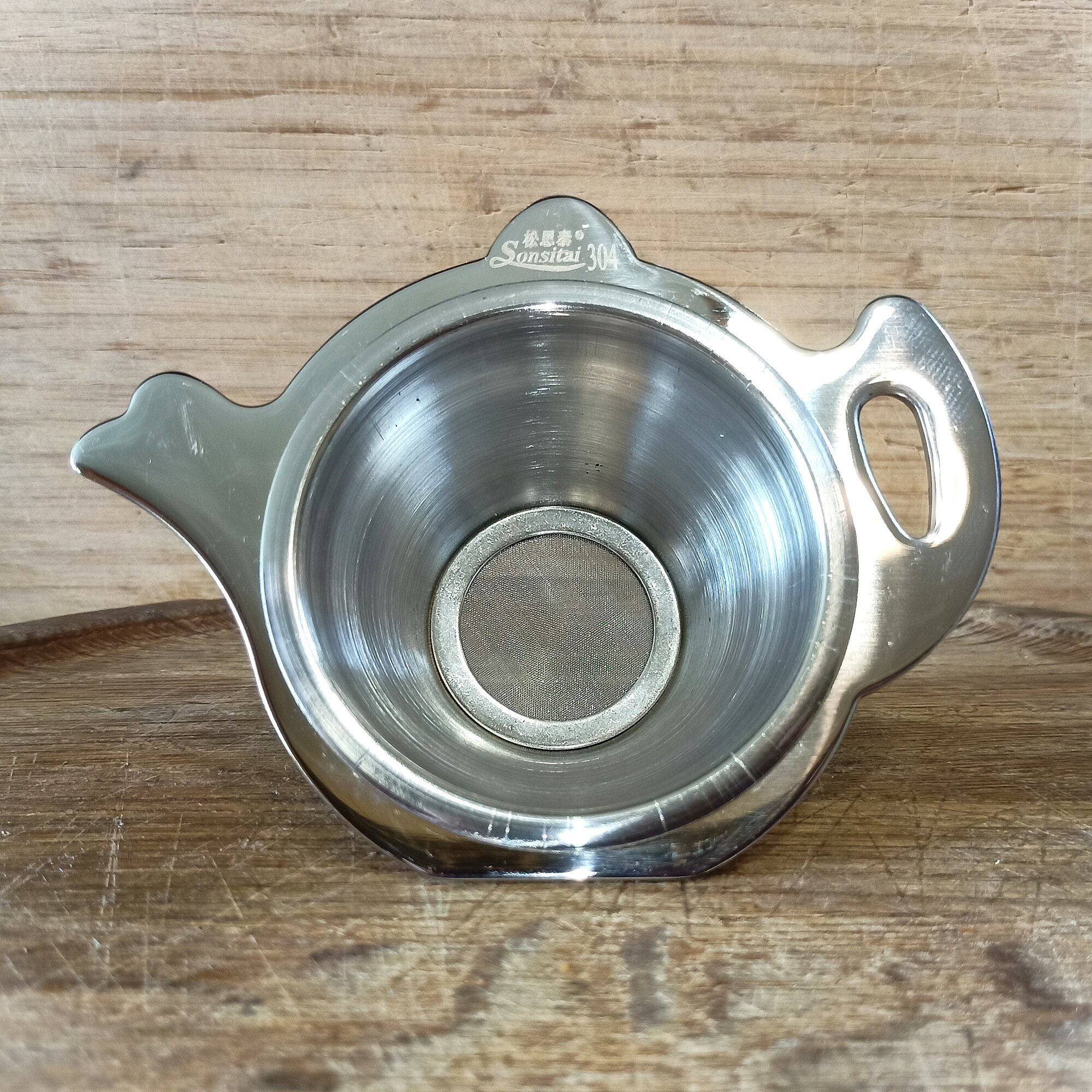 Ситечко металлическое "Чайничек"