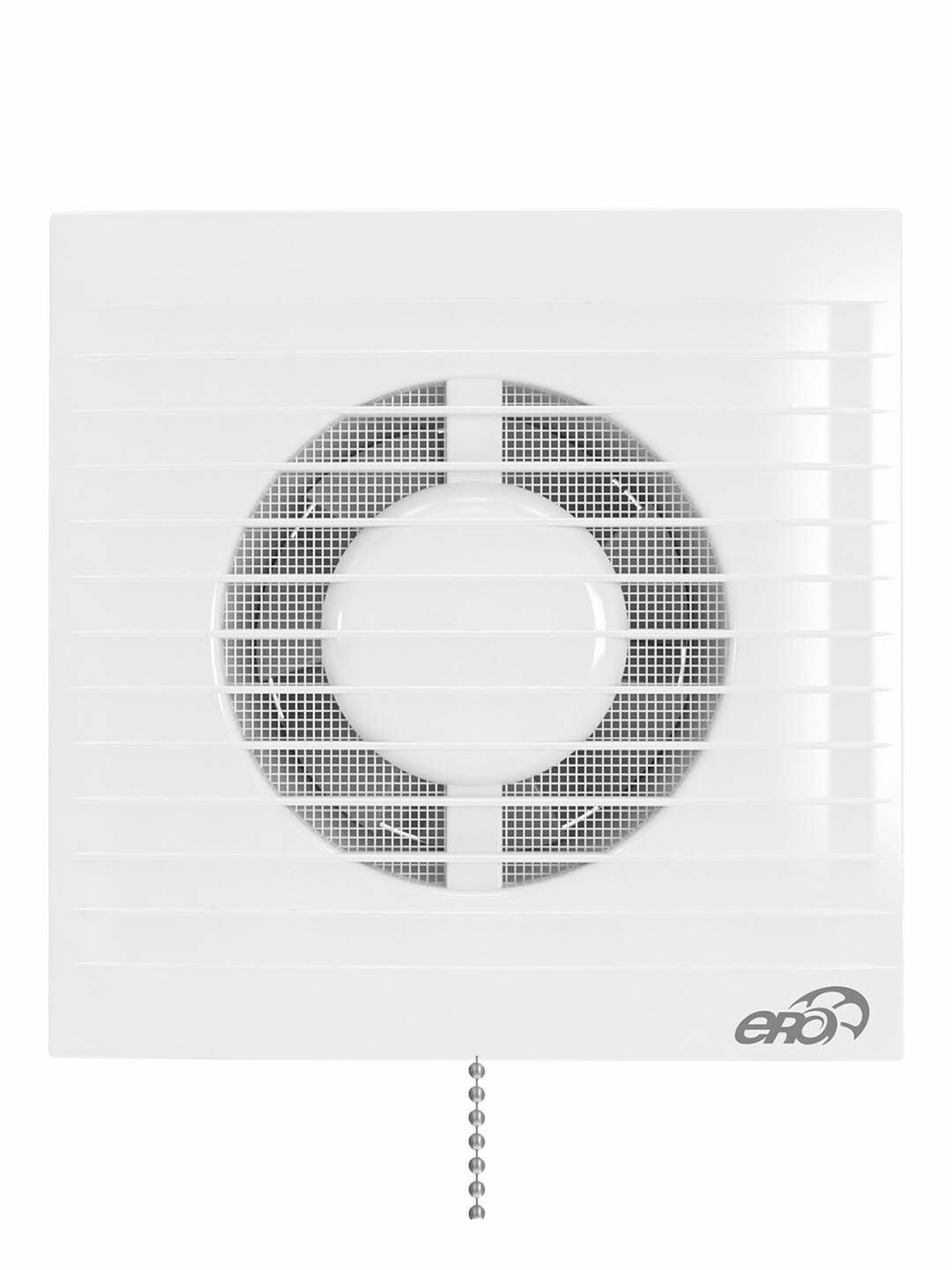 Вентилятор накладной E D125 сетка тяг. выкл. ERA