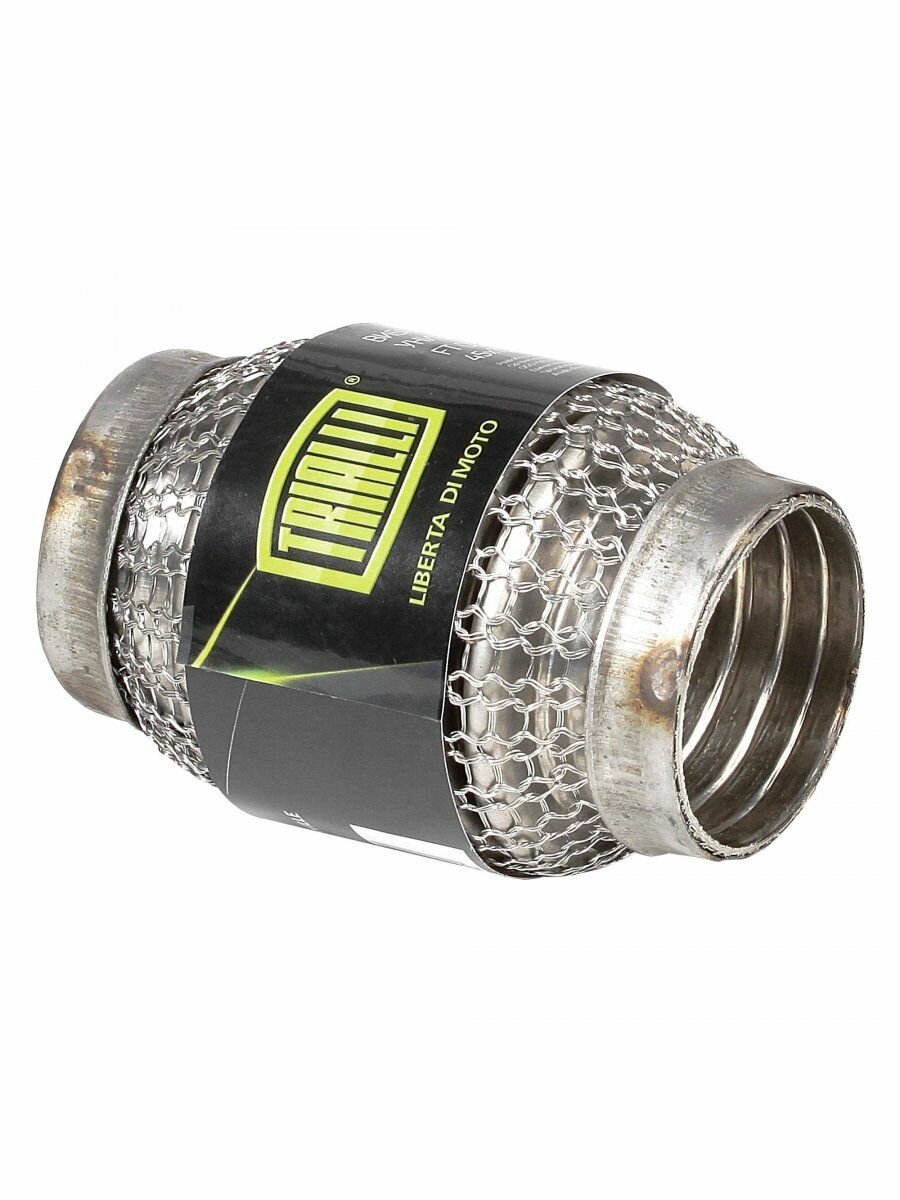 Виброкомпенсатор вых. трубы (Гофра) 45x100 Hydra/Wire Mesh (нерж. сталь) (FT 0004), TRIALLI FT0004