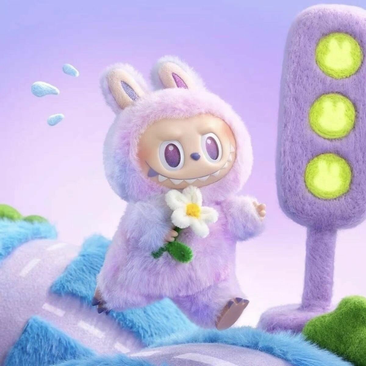 Коллекционная фигурка Слепая коробка POP MART LABUBU THE MONSTERS Big into energy SERIES-Vinyl Face Blind Box