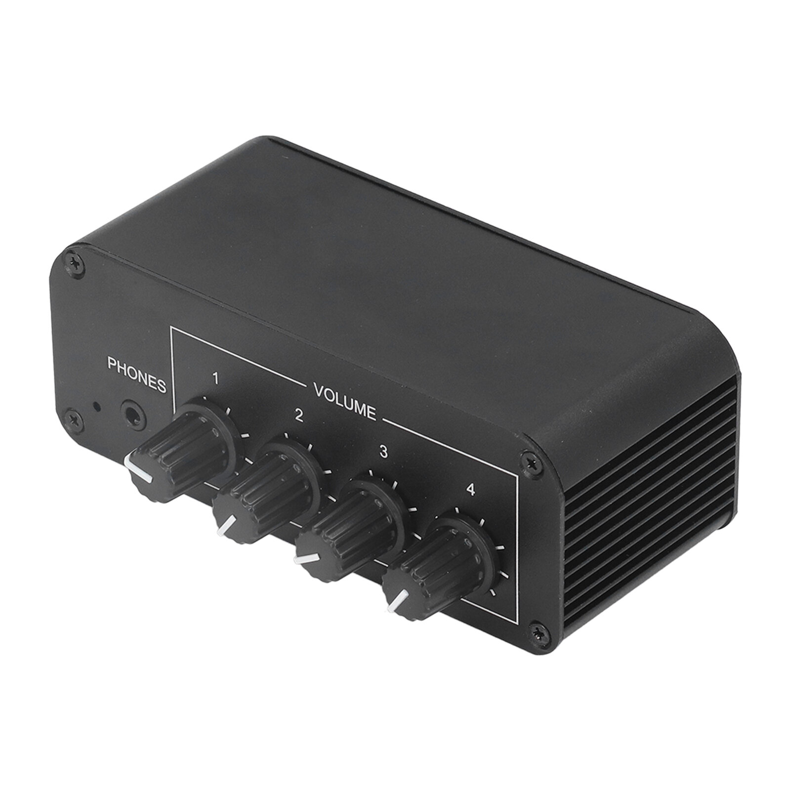Стерео звуковой микшер 4 канала RCA вход и выходной стерео микшер с отдельными регуляторами громкости для наушников