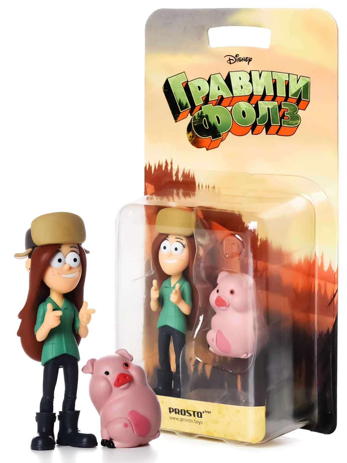 Фигурка коллекционная игрушка - Венди & Пухля, Гравити Фолз, 7 см