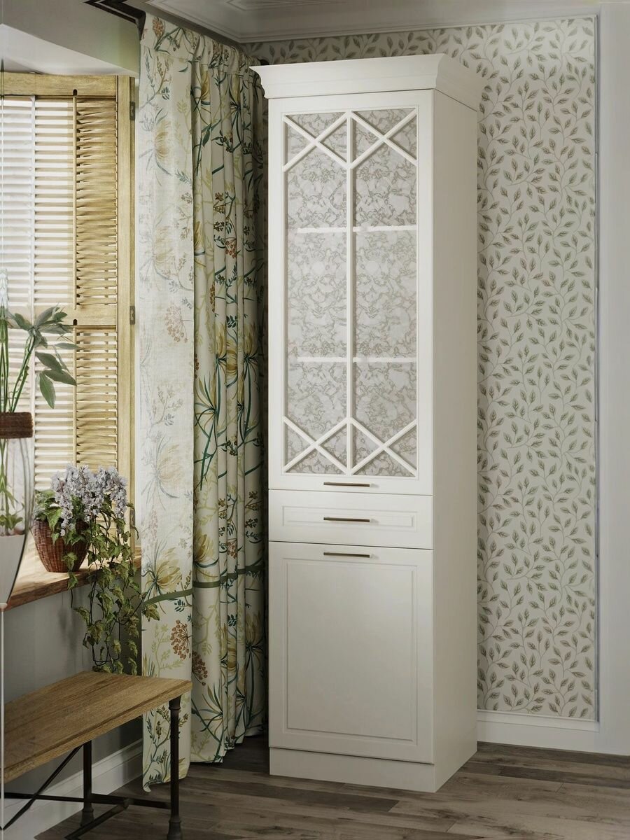 Кухонный пенал витрина 60 см