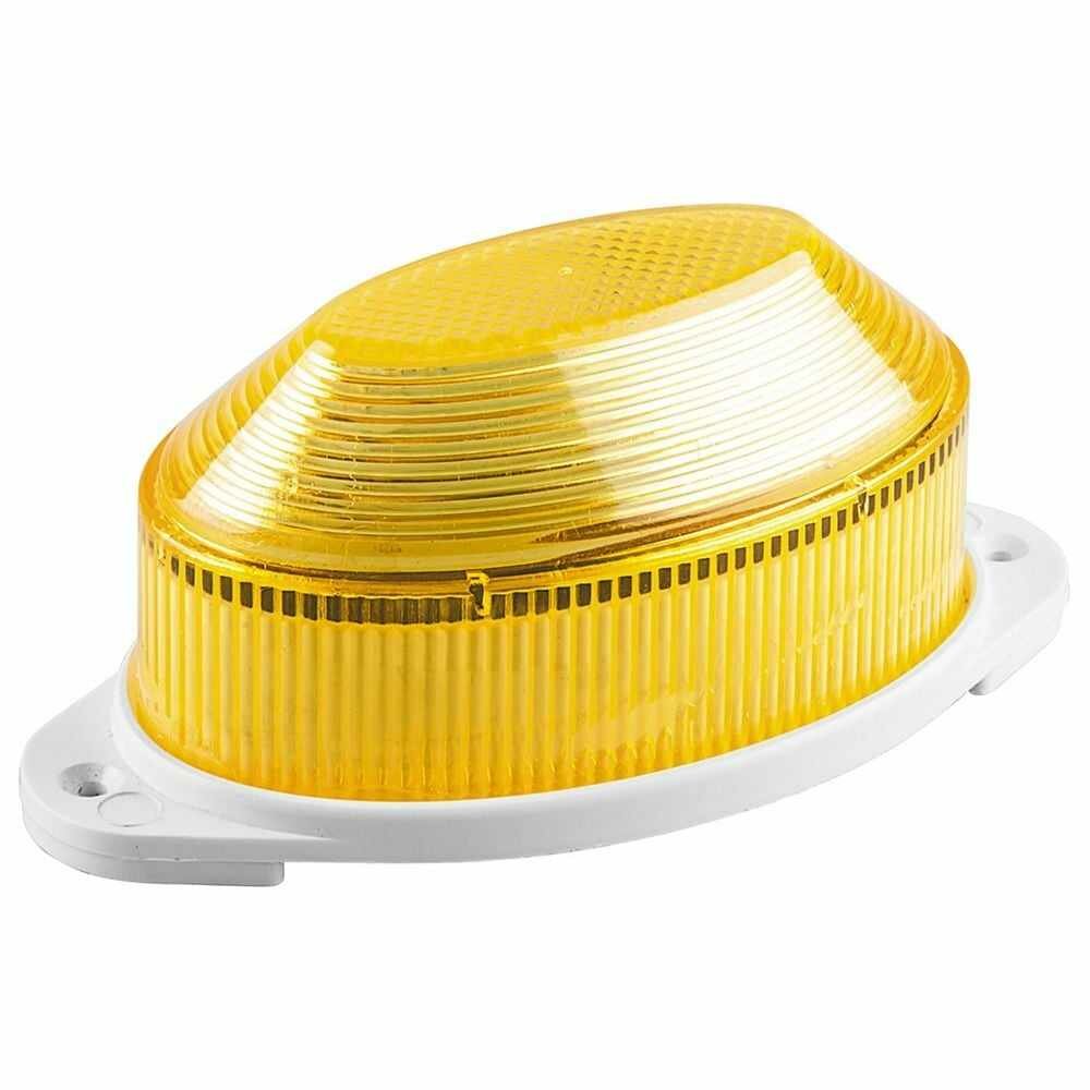 FERON Cветильник-вспышка стробы, 18LED 1,3W, желтый STLB01 29898