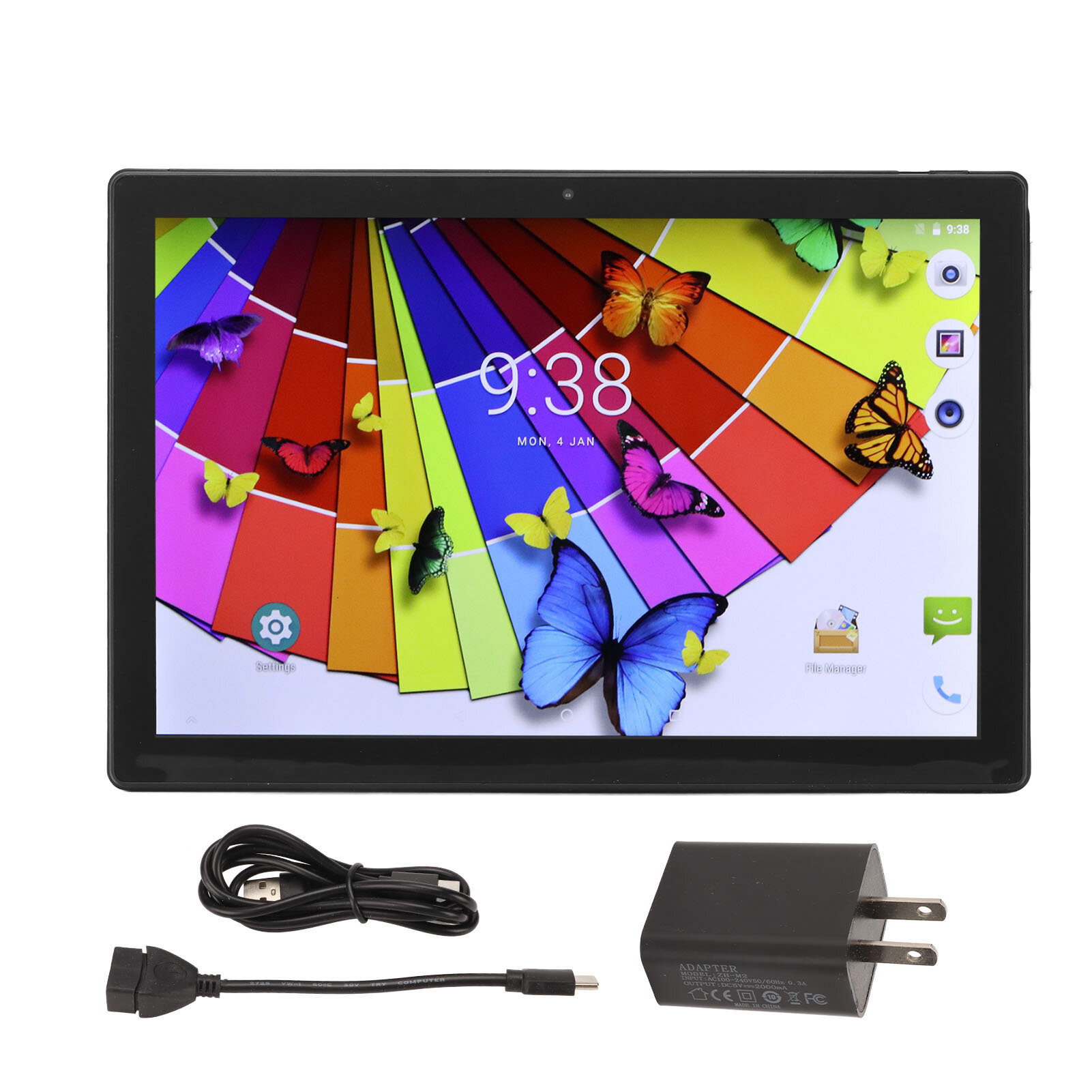 Планшет Android 10 10,1 дюйма, 8 ГБ ОЗУ, 256 ГБ ПЗУ, разрешение 1080x1920, восьмиядерный процессор MT6753, 5G, Wi-Fi, HD-дисплей, вилка США 100 240 В