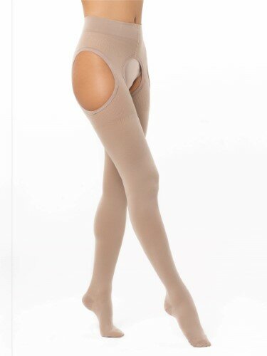 Чулки универсал женские С поясом С закрытым носком