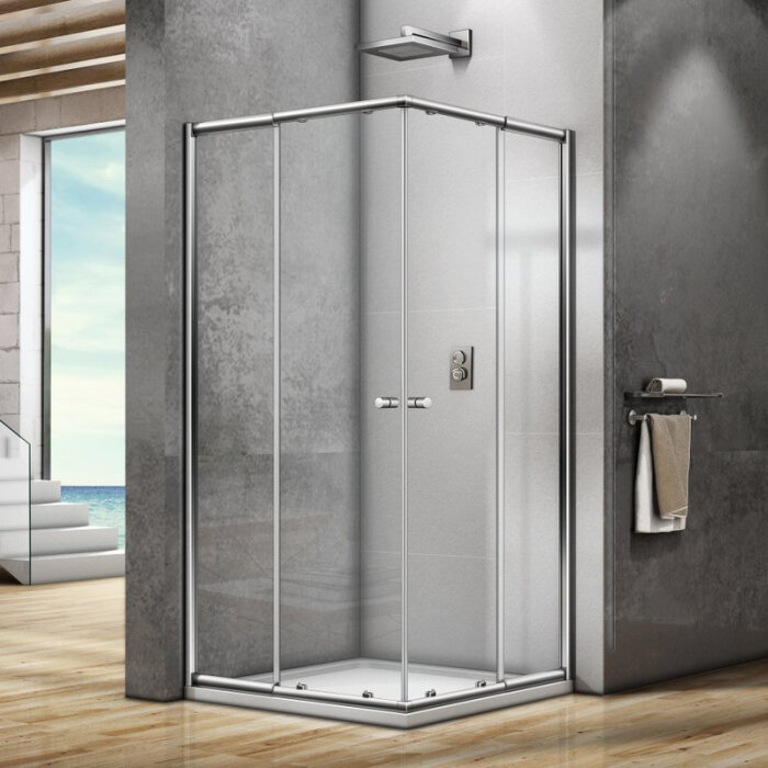 Душевой уголок Good Door Lira CR-90-C-CH 90x90 см