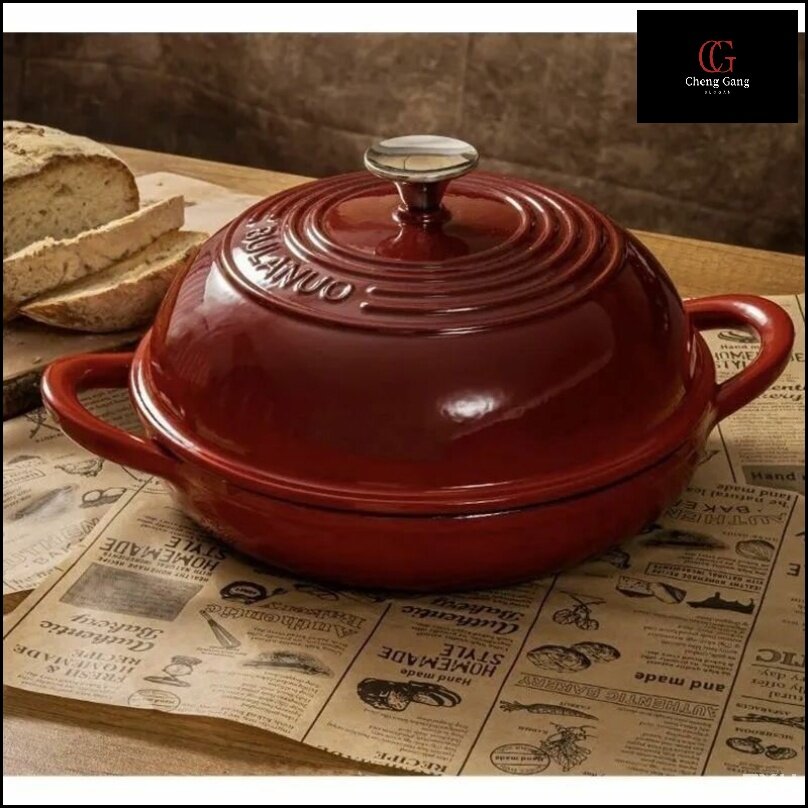 Эксклюзивная чугунная жаровня с антипригарным куполом для тостов