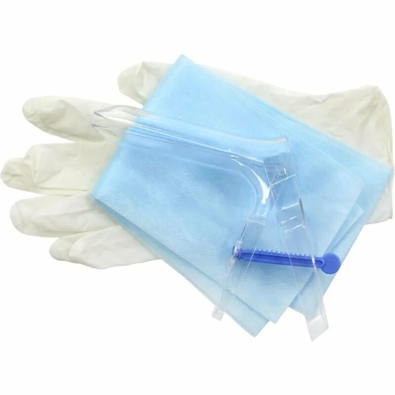 Набор гинекологический Ева №1 без зонда (перчатка неопудр.), КПИ 100шт/уп, 1146391