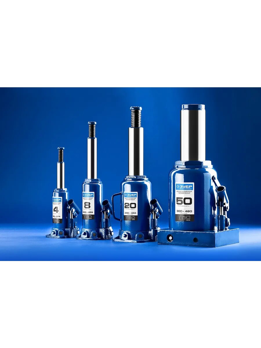 8 т, 228 - 459 мм, бутылочный гидравлический домкрат, Профе