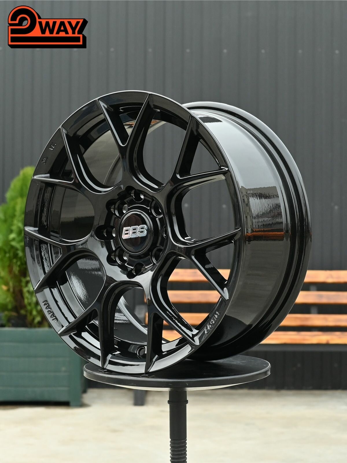 Литой диск Taigiro R15 BBS CH-R Стиль 6.5J ET38 4*100/114.3 Черный