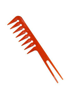 Расчёска-гребень Royal Rose, редкая расчёска, коричневая, для моделирования