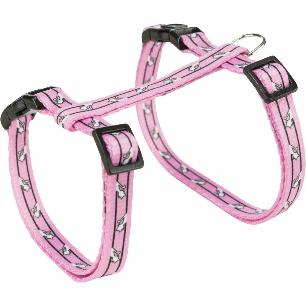 Шлейка+поводок TRIXIE для кошек, регулируемый, нейлон, 35 см