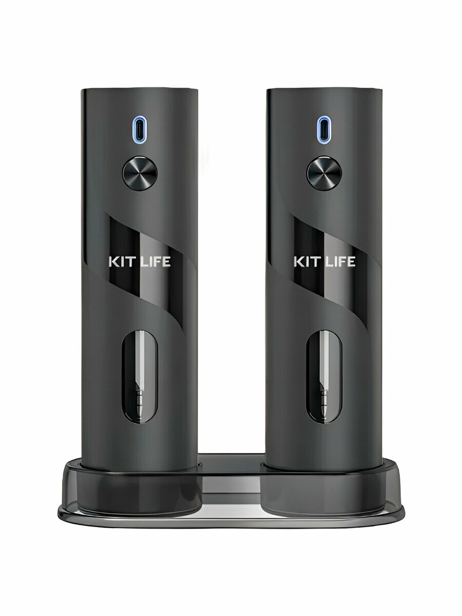 Набор электрических мельниц для специй Kit Life Electric Grinder Set (KTYMQ02) Black