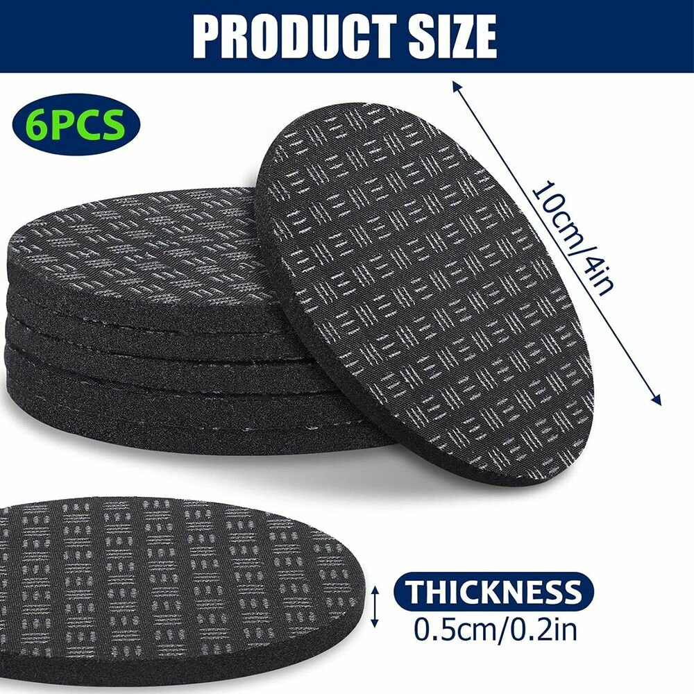 6шт Нескользящий Коврик для Ходьбы под Беговой Дорожкой и Велотренажерами