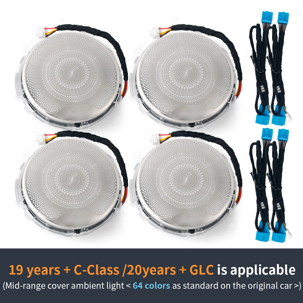 Накладки Burmester у Зеркал для/Mercedes-Benz W205 (19-21)/X253(20-22) C-class среднего класса 1-го поколения-оригинальный автомобиль, 64 цвета