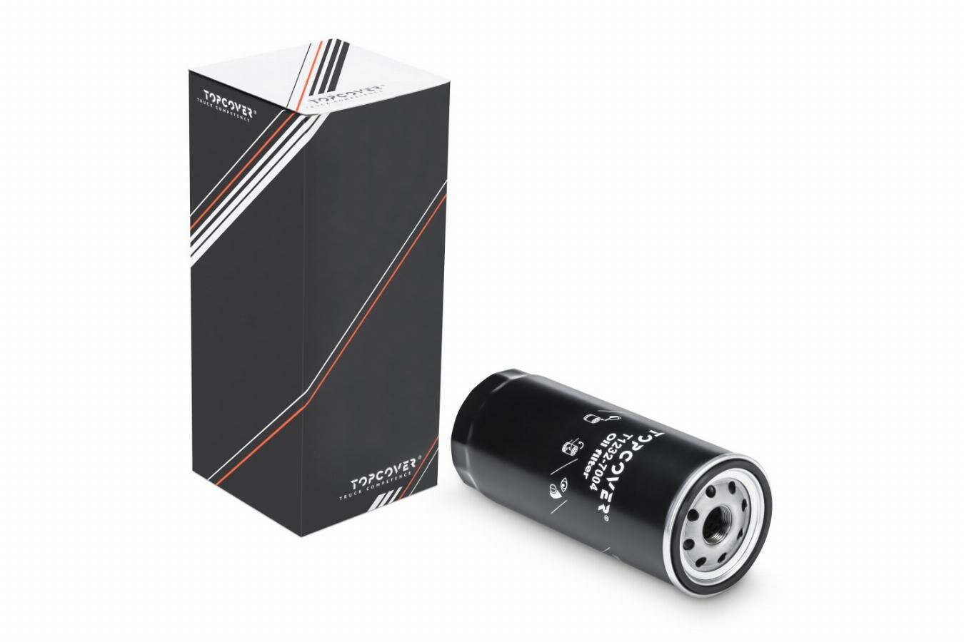 Фильтр масляный MAN/MB/Volvo/HOWO/MAZ T12327004 (Topcover)