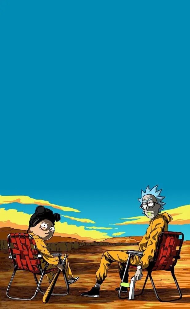 Алмазная Мозаика "Рик И Морти" MozArt / Вышивка Стразами 40x50 / Живопись, Художни