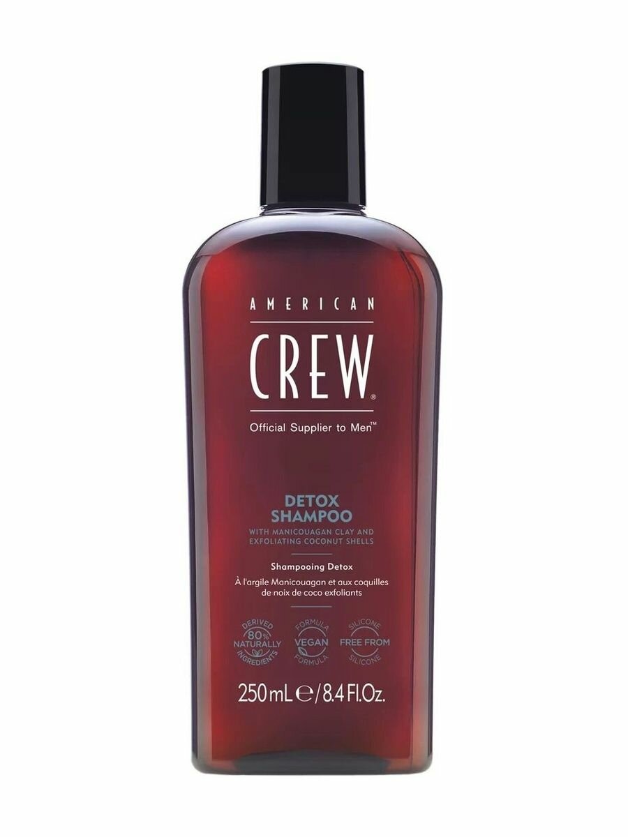 AMERICAN CREW Шампунь для волос Детокс, 250 мл