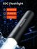 Philips Фонарь-прожектор EDC, 20W, 1500 люмен, 9ч, Черный
