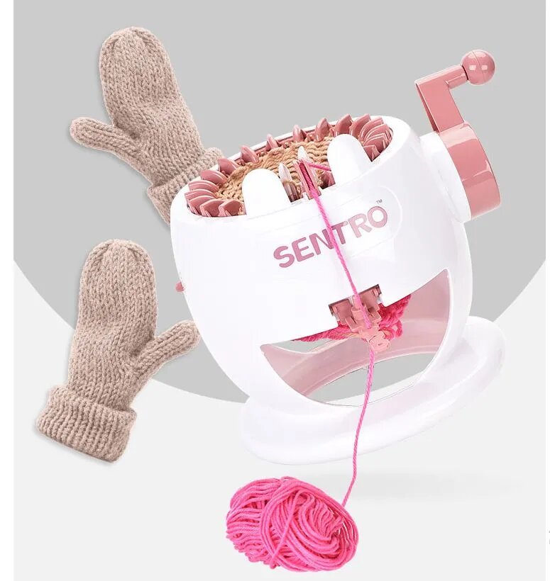 Вязальная машинка 22 иглы, 2 режима вязания