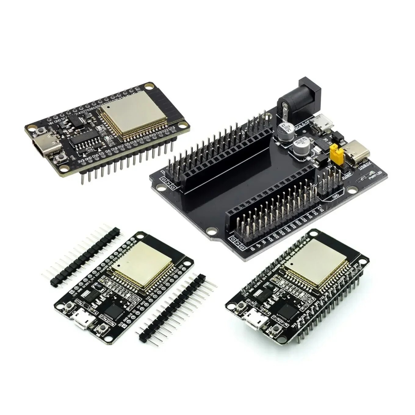 ESP32 DevKitC-32 плата с Wi-Fi, Bluetooth, USB Type-C, CH340C, CH9102 welding — фото 1