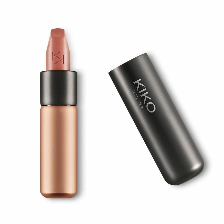 KIKO MILANO Кремовая матовая помада для губ Velvet Passion Matte Lipstick (341 Orange Ochre)