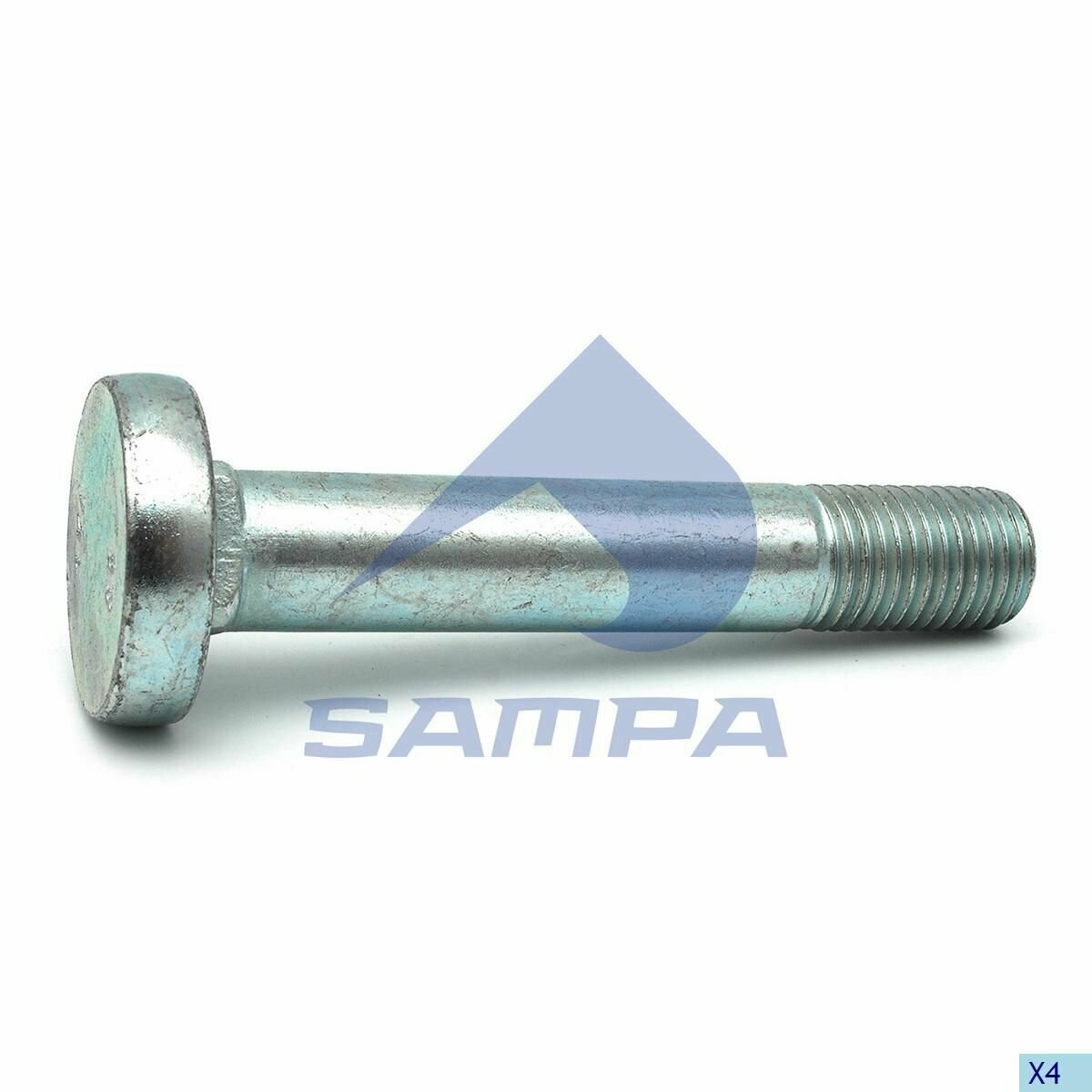 Болт полурессоры BPW M30х170/40 D 62 8.8 Airlight II 101.130 SAMPA