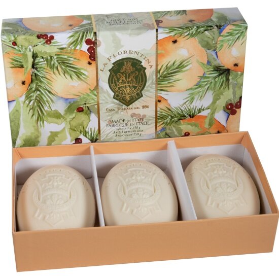 Подарочный набор мыла LA Florentina XMAS Рыжая Тосканская сосна