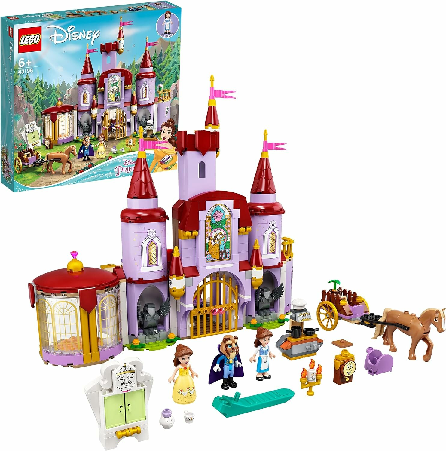 Конструктор LEGO Disney Princess 43196 Замок Белль и Чудовища, 505 дет.