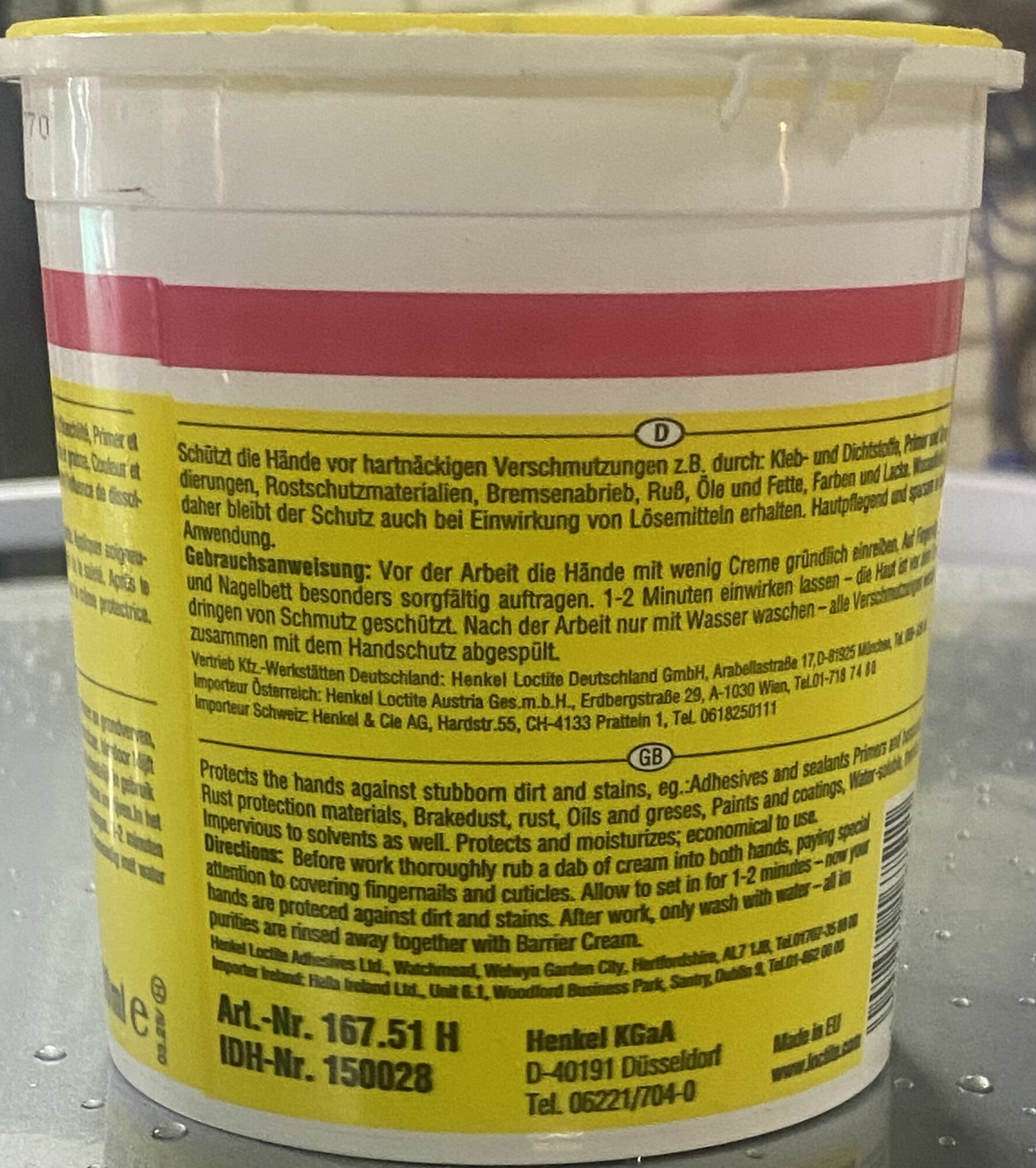 Средство для очистки рук от любой грязи Teroson Barrier Cream